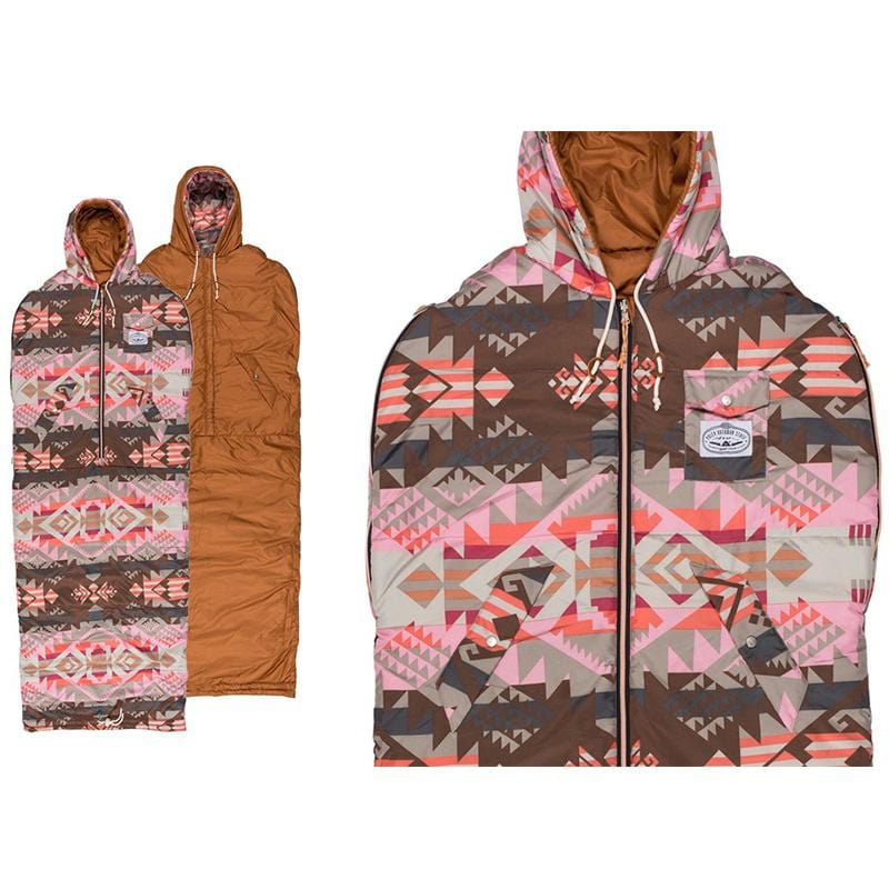 POLER x PENDLETON 雙面穿人形睡袋聯名款-印地安圖騰/棕 | POLER STUFF | citiesocial | 找好東西