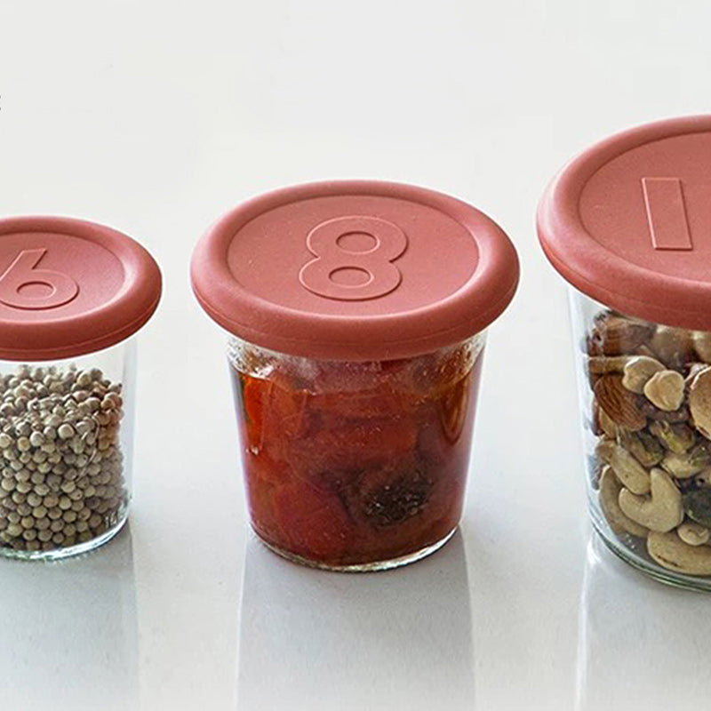 WECK專用矽膠罐蓋-直徑8cm-3入-多色可選 | 霜山 | citiesocial | 找好東西