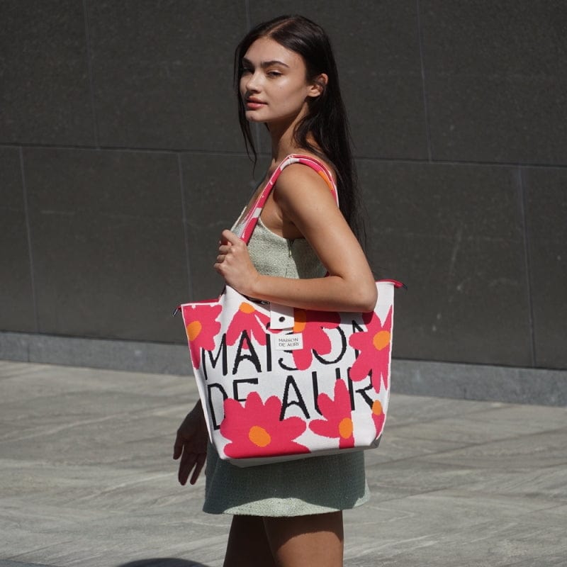 Poche Grande 大口袋包/ 厚針織/ Happy Pink 快樂粉 | Maison de Auri | citiesocial ...
