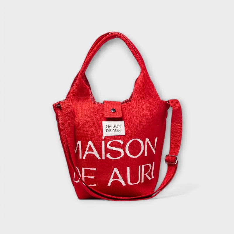 Poche 口袋提包/ 厚針織/ Poche Sport Red 紅焰口袋包 | Maison de Auri | citiesocial ...
