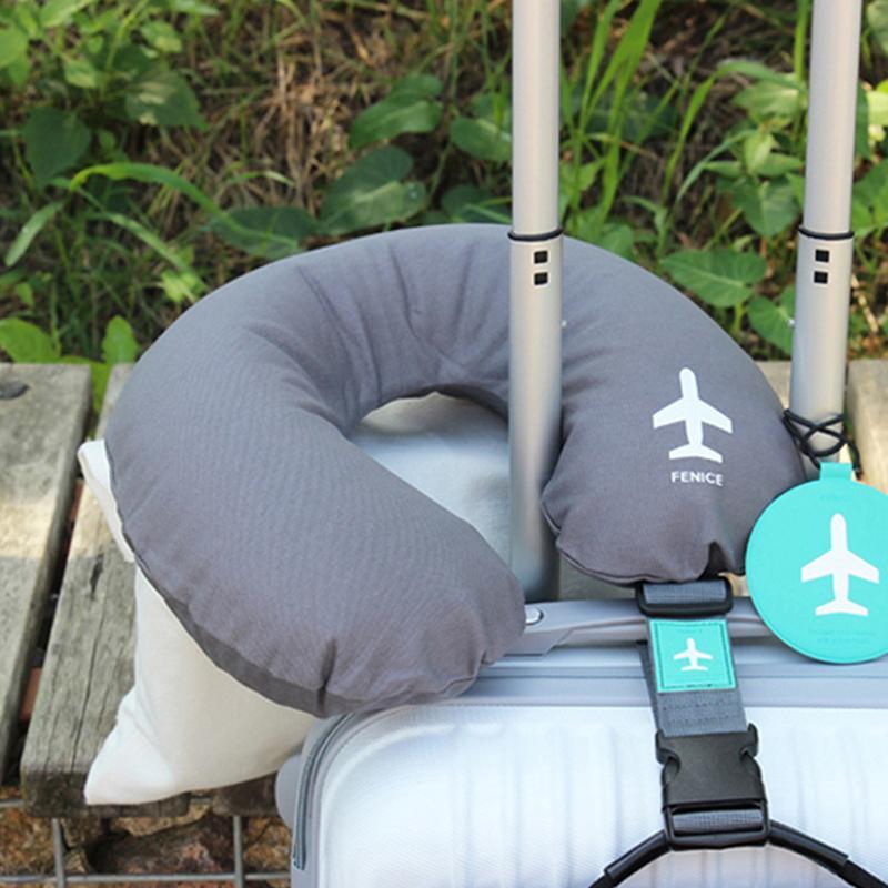 LINE-UP 飛機造型旅行用頸枕 - 深藍/灰 | FENICE | citiesocial | 找好東西